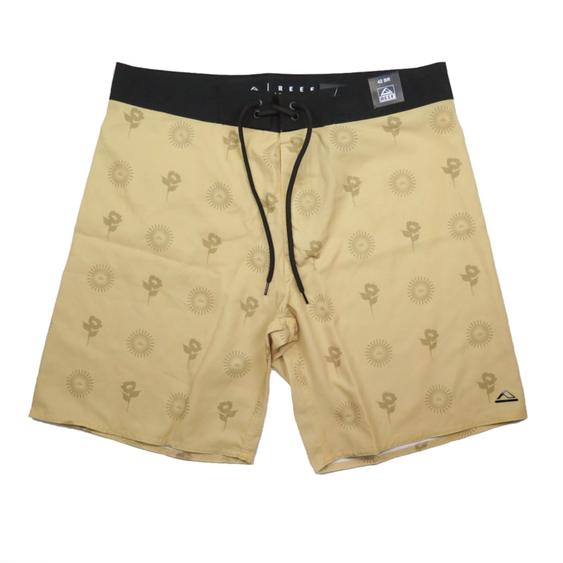 Bermuda Reef Boardshort Flowers Amarela os melhores preços | Clique e ...