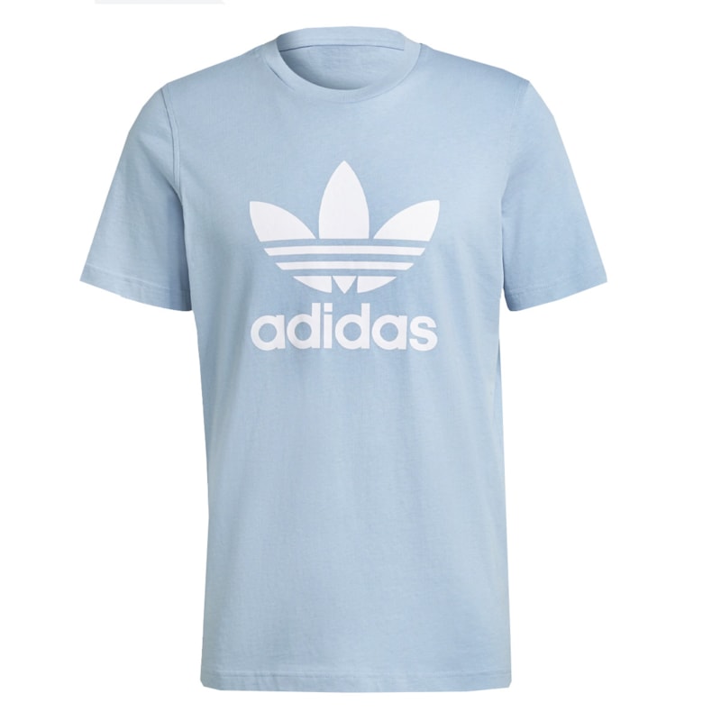 Camiseta Adidas Adicolor Classics Trefoil Azul os melhores preços ...