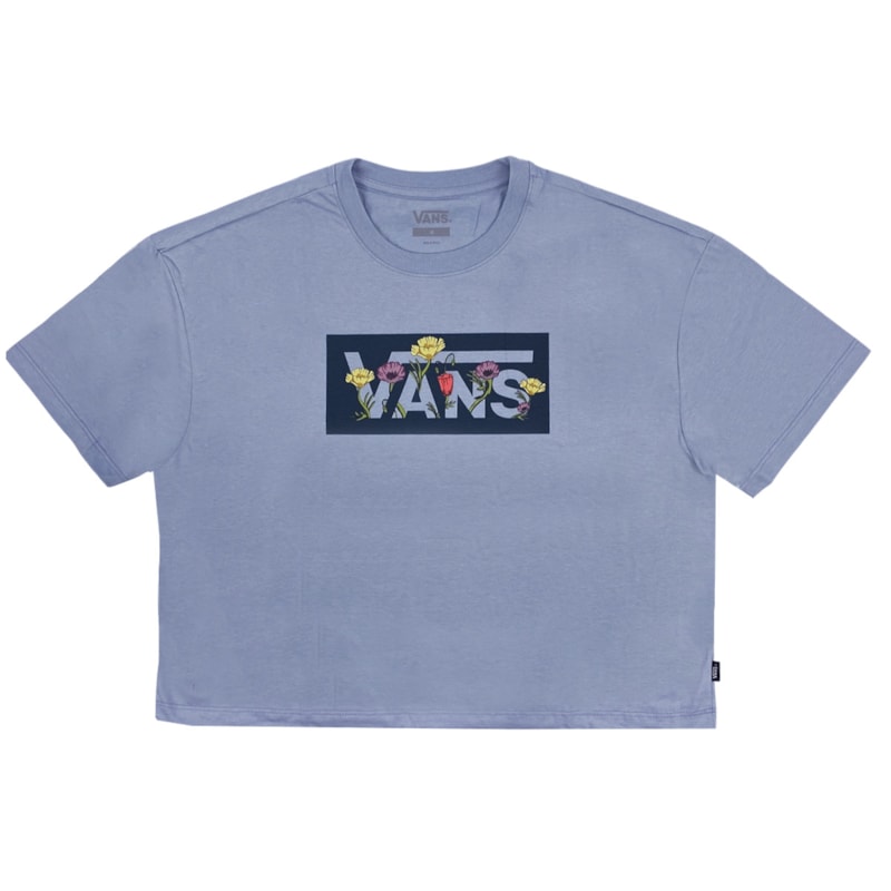 Camiseta Feminina Vans Tussy Hightide Ashley Blue os melhores preços ...