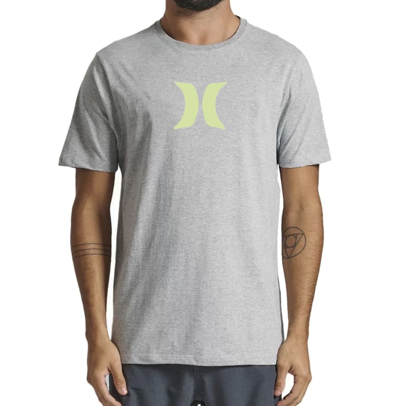 Camiseta Hurley Icon Cinza os melhores preços | Clique e confira!