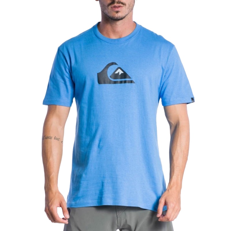 Camiseta Quiksilver Logo Colors Azul os melhores preços | Clique e confira!