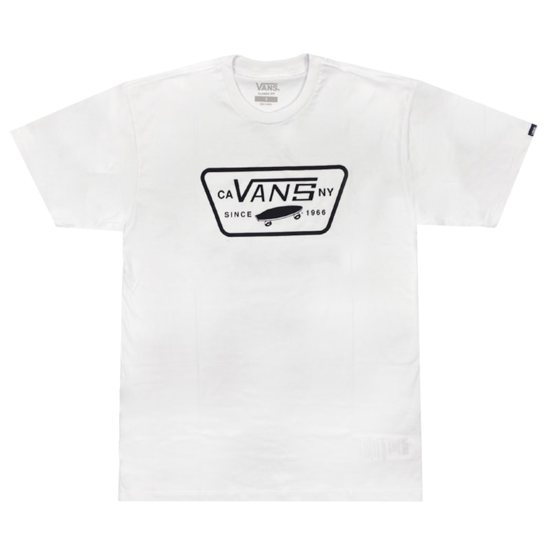 Camiseta Vans Full Patch White os melhores preços | Clique e confira!