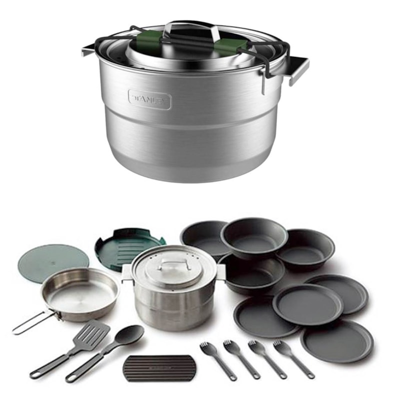 Kit Panela Stanley Base Camp Cook Set 21 Peças os melhores preços ...