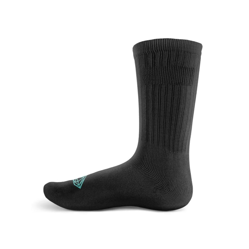 Meia Diamond Hobbs Crew Preta os melhores preços | Clique e confira!