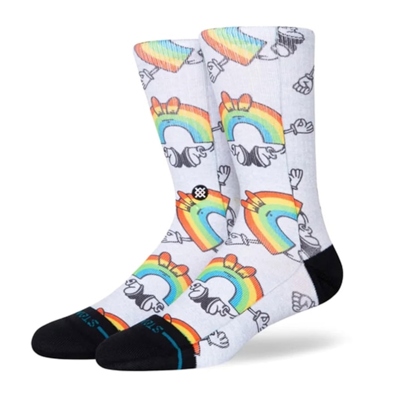 Meia Stance Vibeon Branca os melhores preços | Clique e confira!