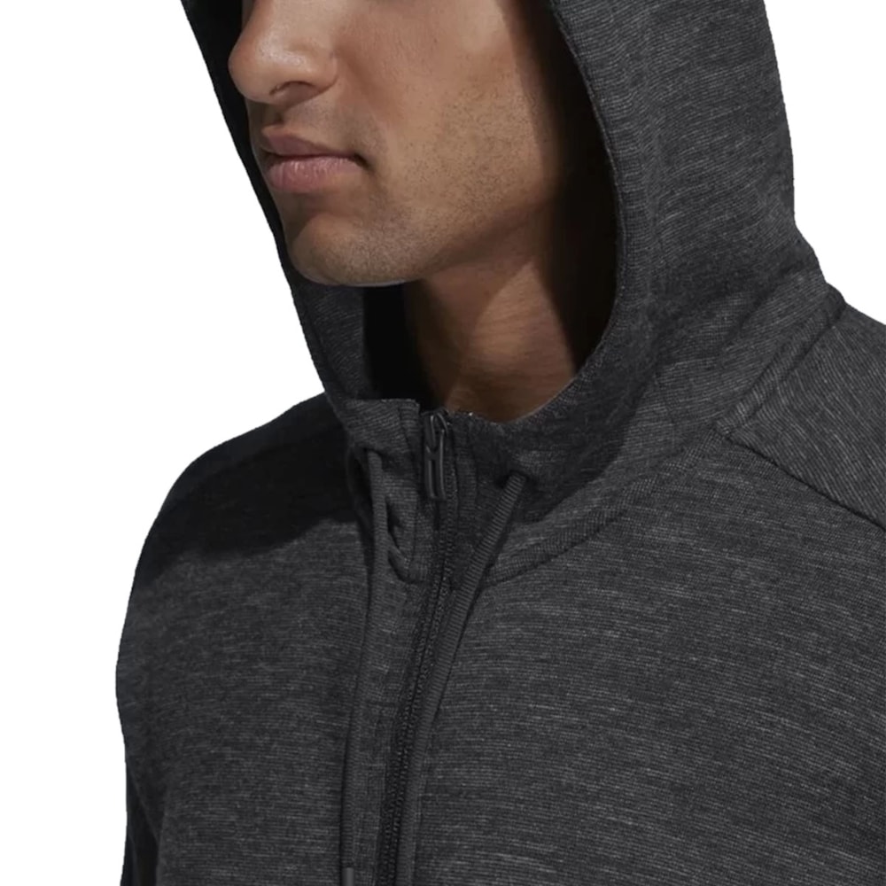 Moletom Canguru Adidas Id Stadium Cinza - Back Wash