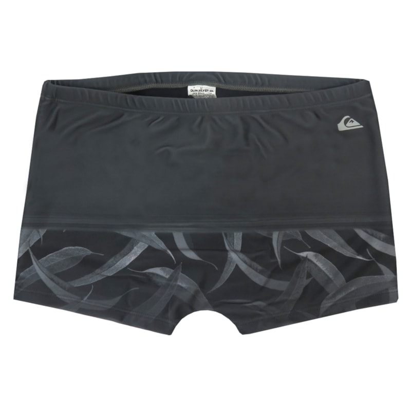 Sunga Boxer Quiksilver Aussie Pop Cinza - Back Wash