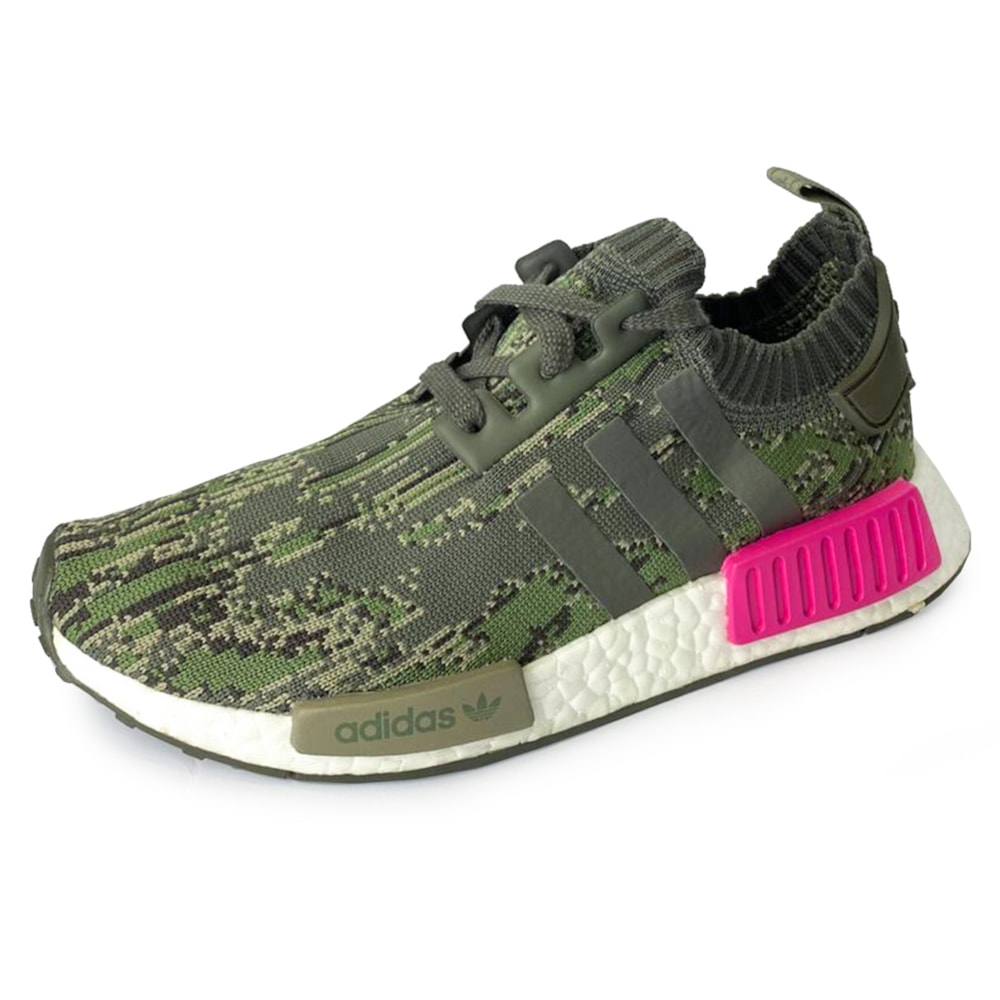 Tênis Adidas NMD R1 Primeknit Verde - Back Wash