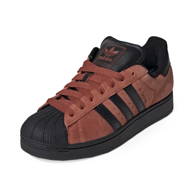 Tênis Adidas Superstar II Wild Sepia Core Black Team Victory Red os ...