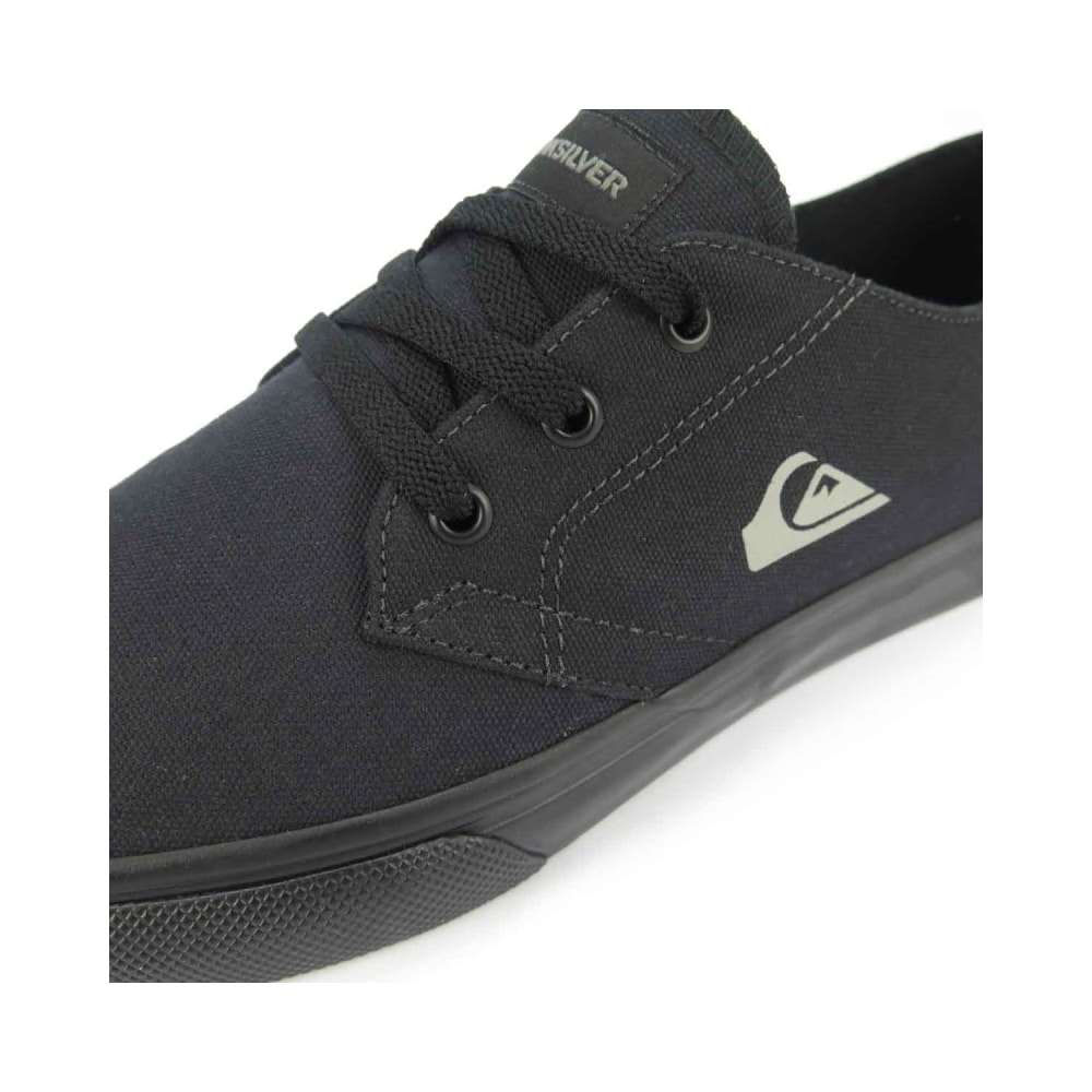 Tênis Masculino Quiksilver Oasis TX Inteiro Preto - Back Wash