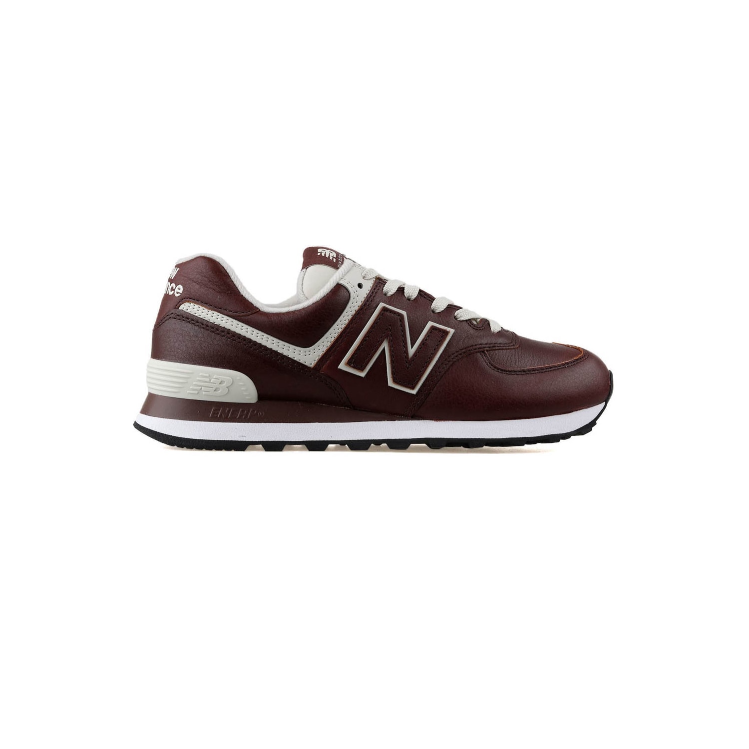 Tênis New Balance ML574LPB Couro Bordô - Back Wash