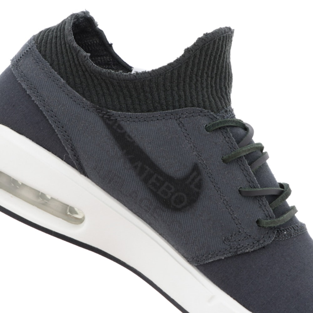 Tênis Nike SB Air Max Janoski 2 Premium Cinza - Back Wash