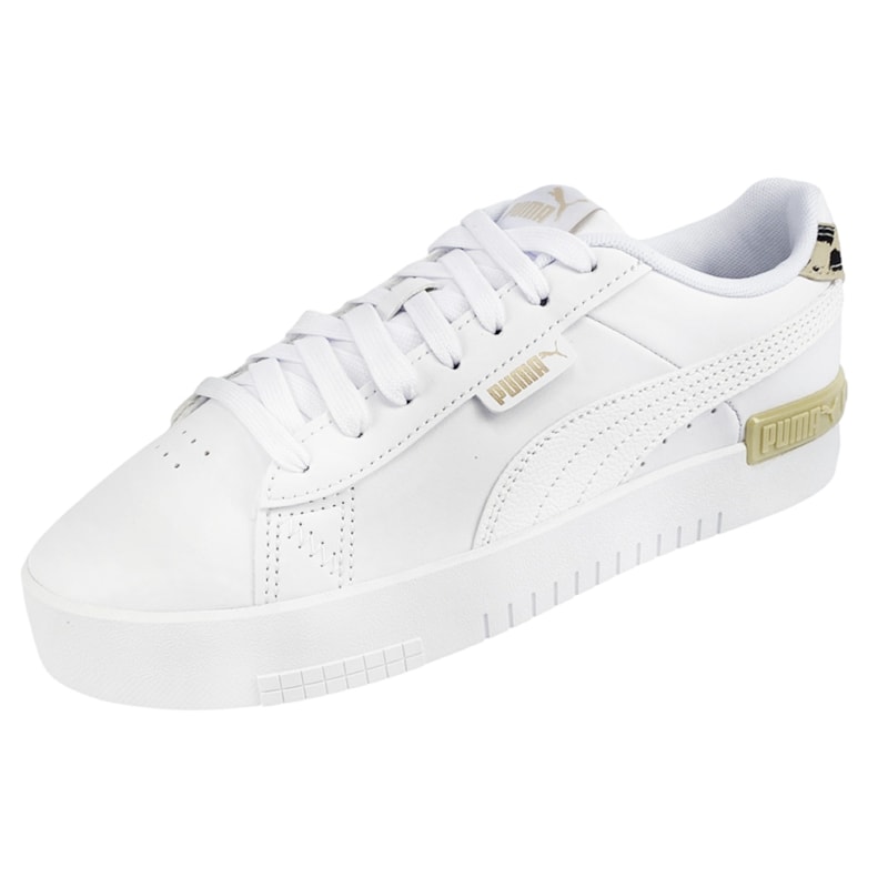 Tênis Puma Jada Animal Jr White Granola Black Gold os melhores preços ...