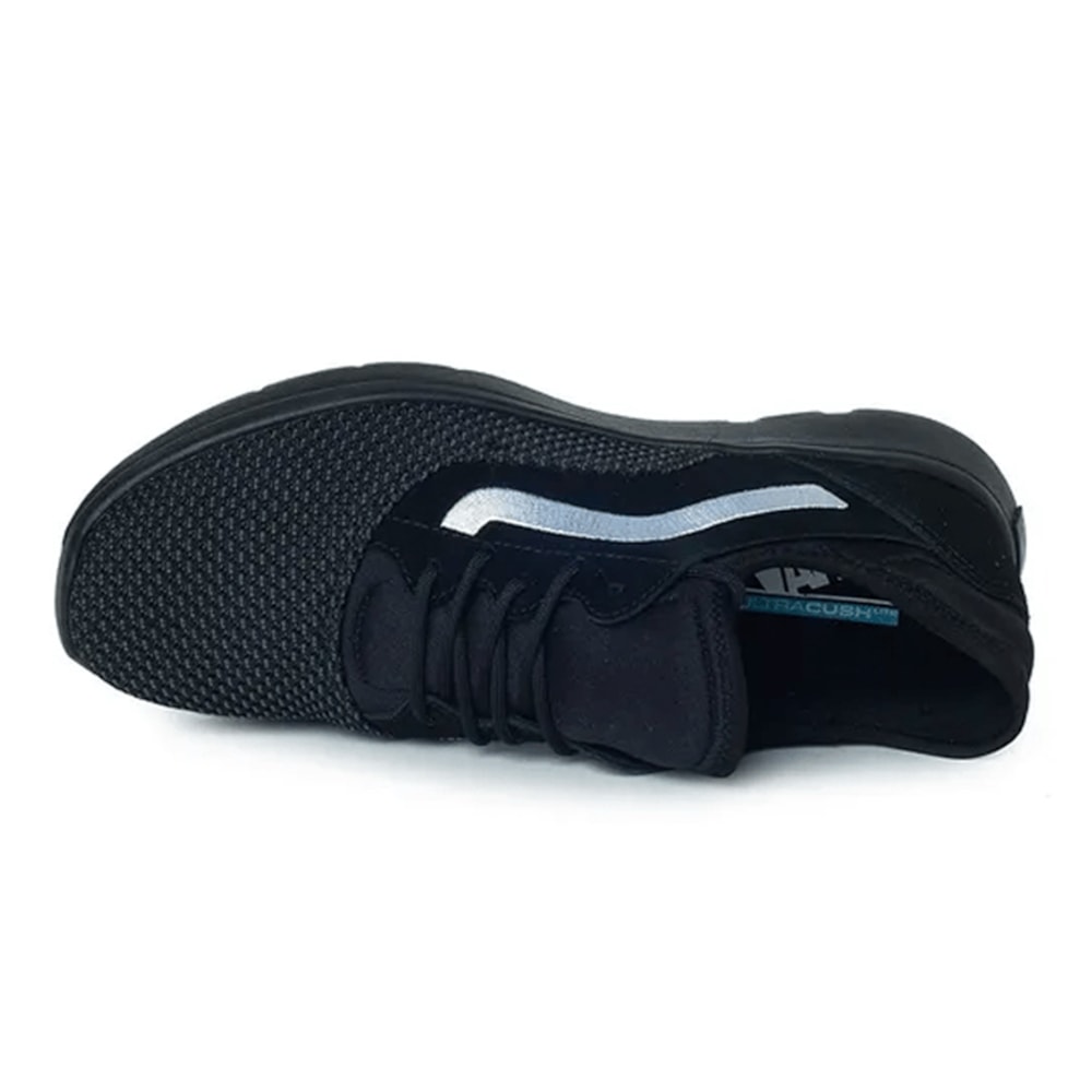 Tênis Vans Iso Route Ultra Cush Suede Knit Preto - Back Wash