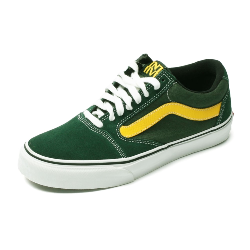 Tênis Vans TNT 5 Verde Amarelo - Back Wash